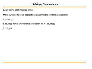 2 db2 instance creation | PPT