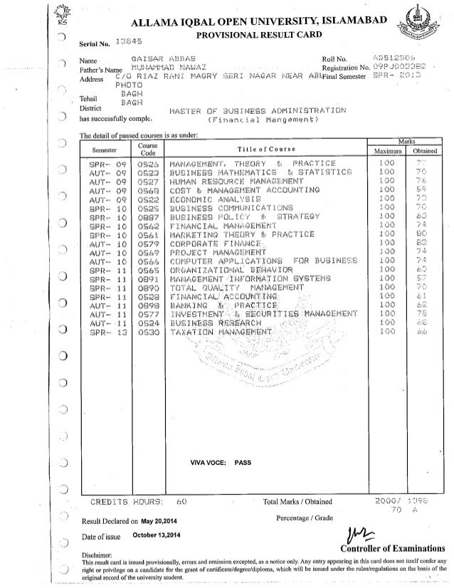 Education_MBA_Transcript_Finance