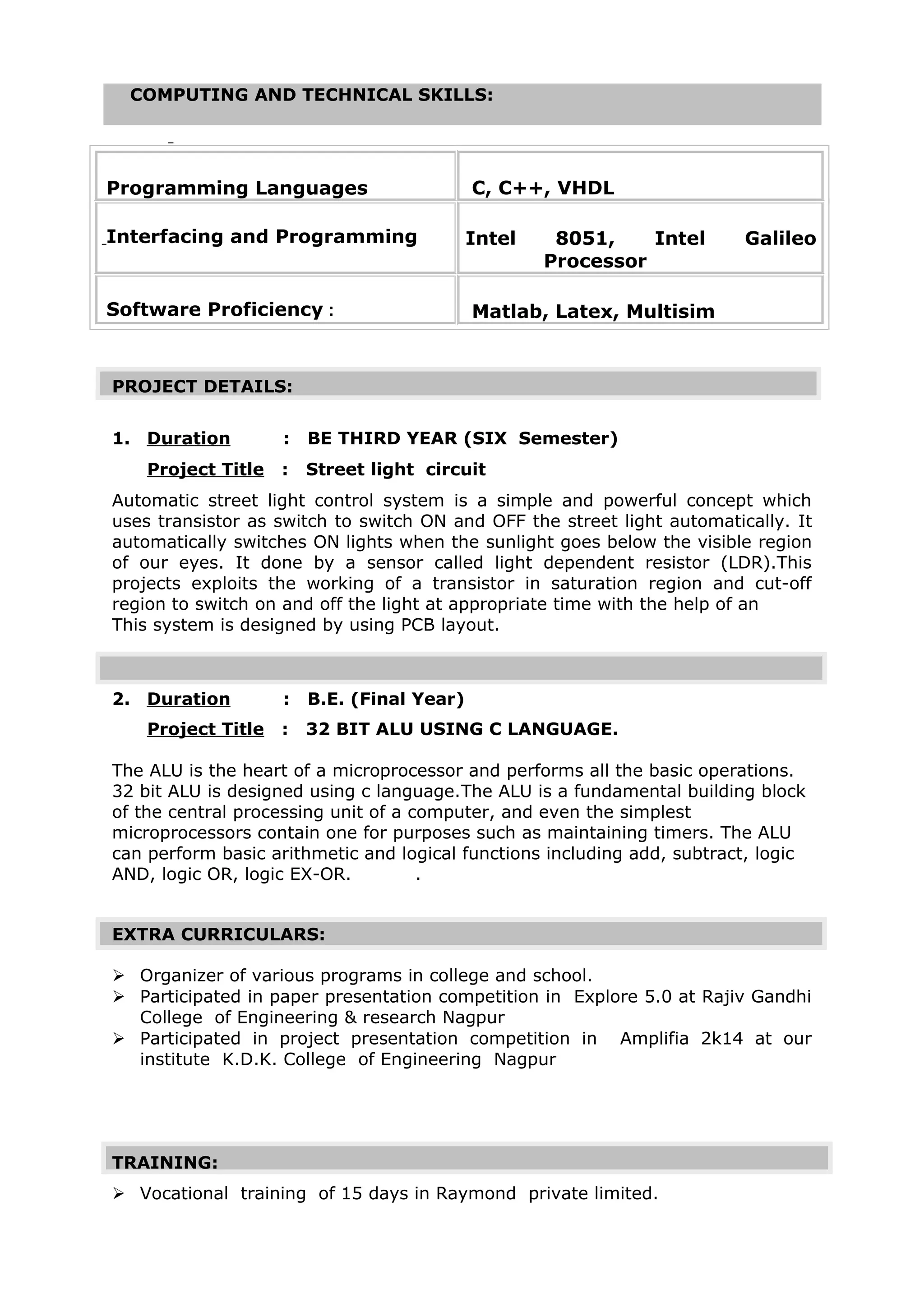 NITIN RESUME | DOC | Technology & Computing