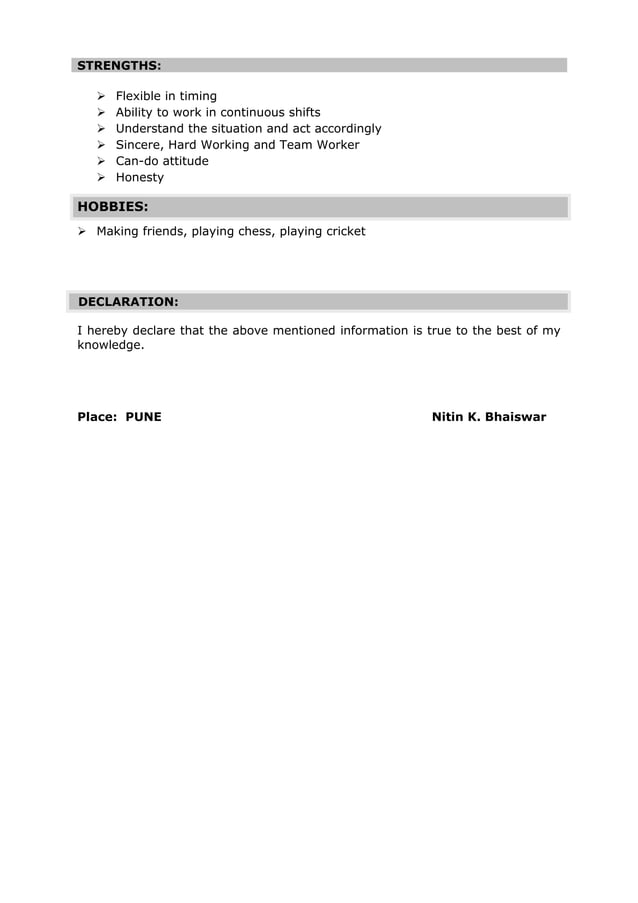 NITIN RESUME | DOC | Technology & Computing