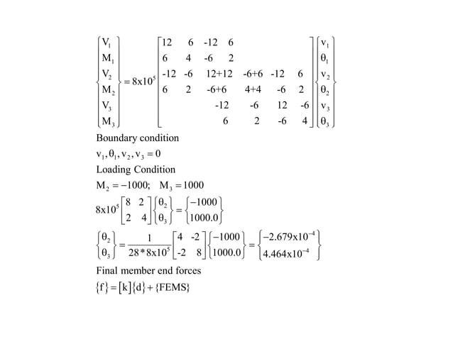 2d beam element with combined loading bending axial and torsion | PDF