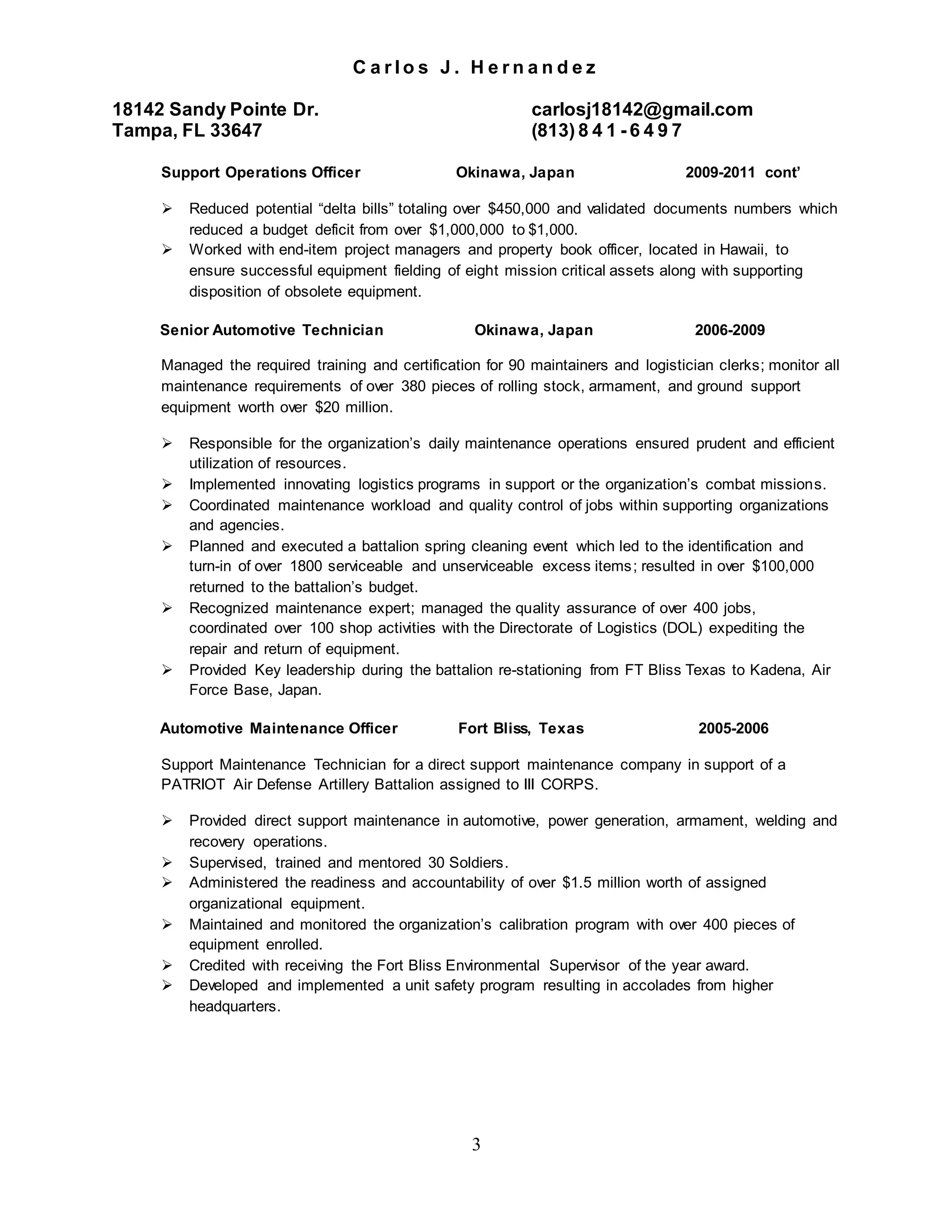 Hernandez, Carlos J_Resume 2.0 | DOCX