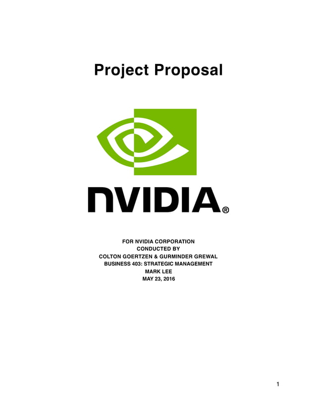 Nvidia Project Full | PDF | Large Business | Business
