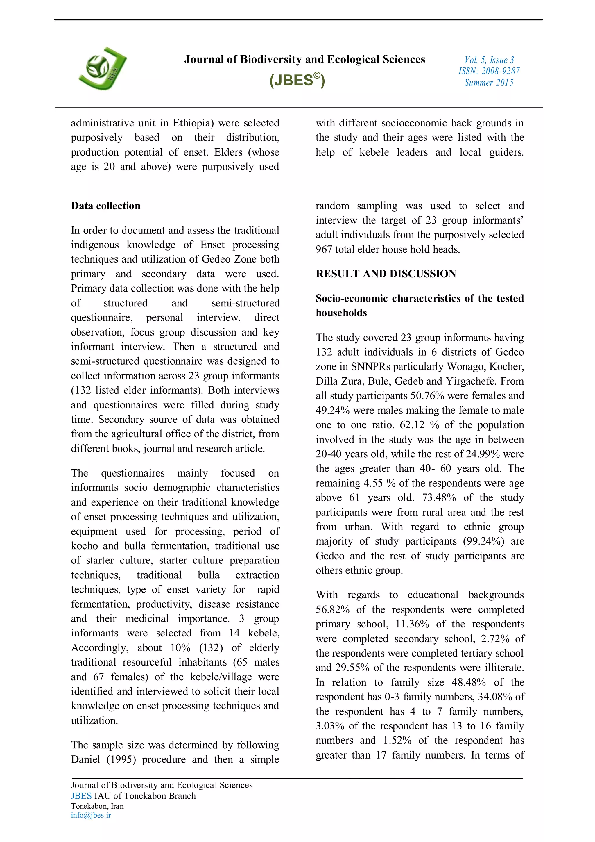 zerihun journal | PDF