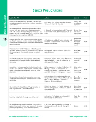 Purification Kits for Stem Cell Research | PDF