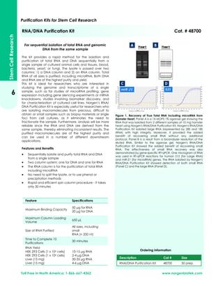 Purification Kits for Stem Cell Research | PDF