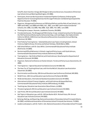 Redfield academic resume | DOCX