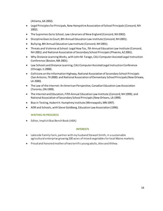 Redfield academic resume | DOCX