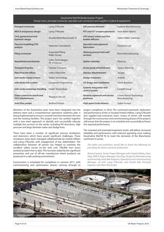 UU_Davyhulme_Modernisation_2016 | PDF | Civil Engineering Industry | Industries