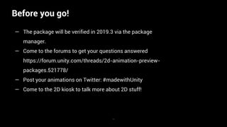 Bringing 2D characters to life with sprite rigging - Unite Copenhagen ...