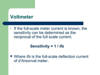 2 dc meter | PPT