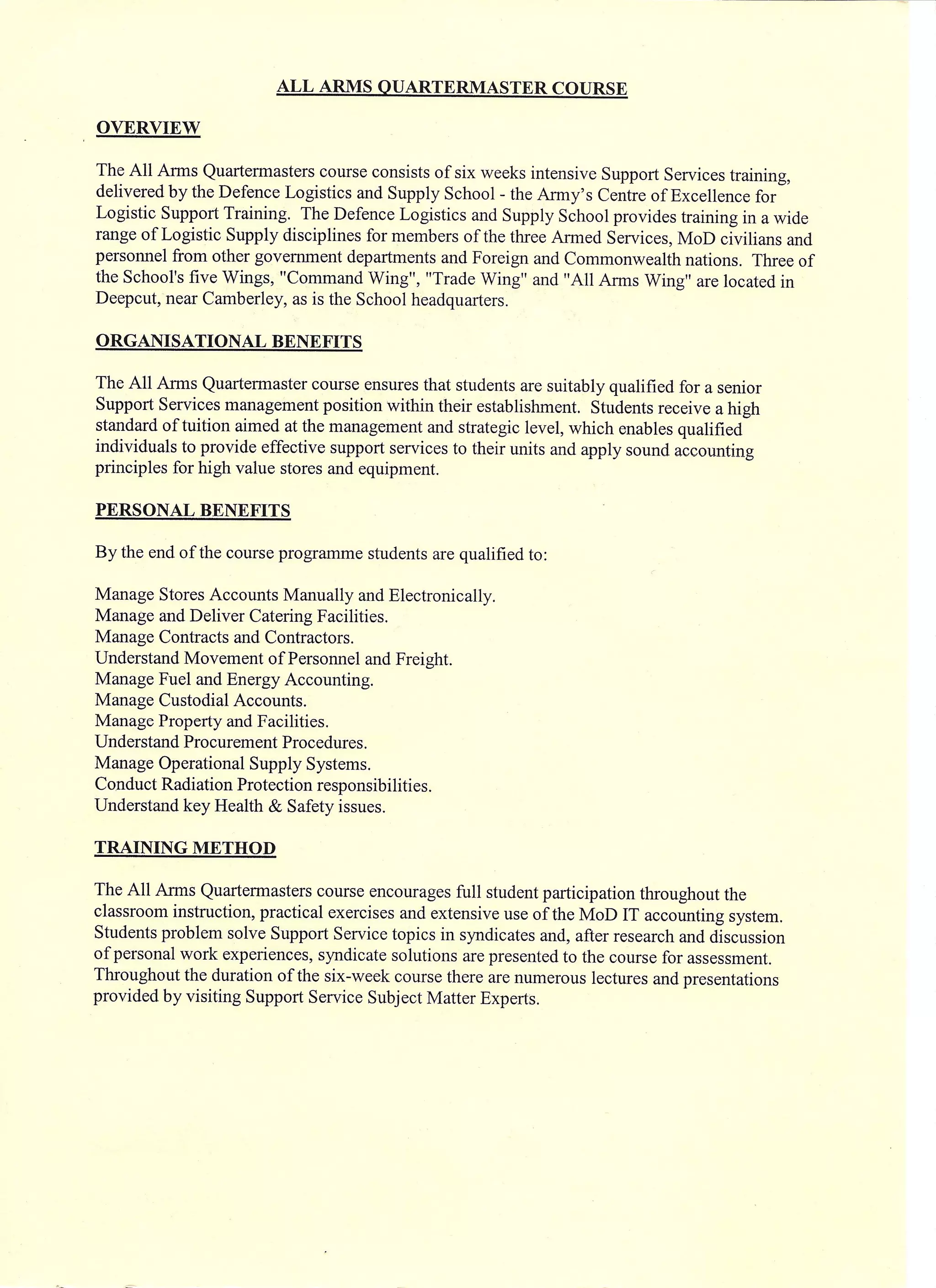 QM Certificate | PDF