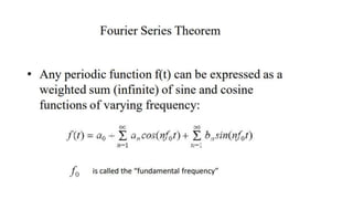 Fourier Transformation Basics in image processing | PPTX