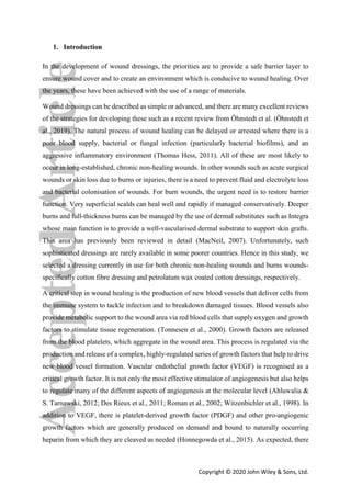 2ddr wound healing properties for treatment of untreated wounds | PDF