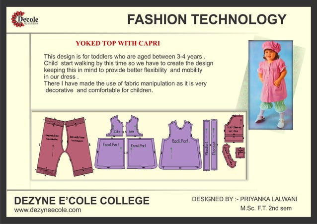 2 d drafts priyanka lalwani,fashion technology ,Dezyne E'cole College | PDF