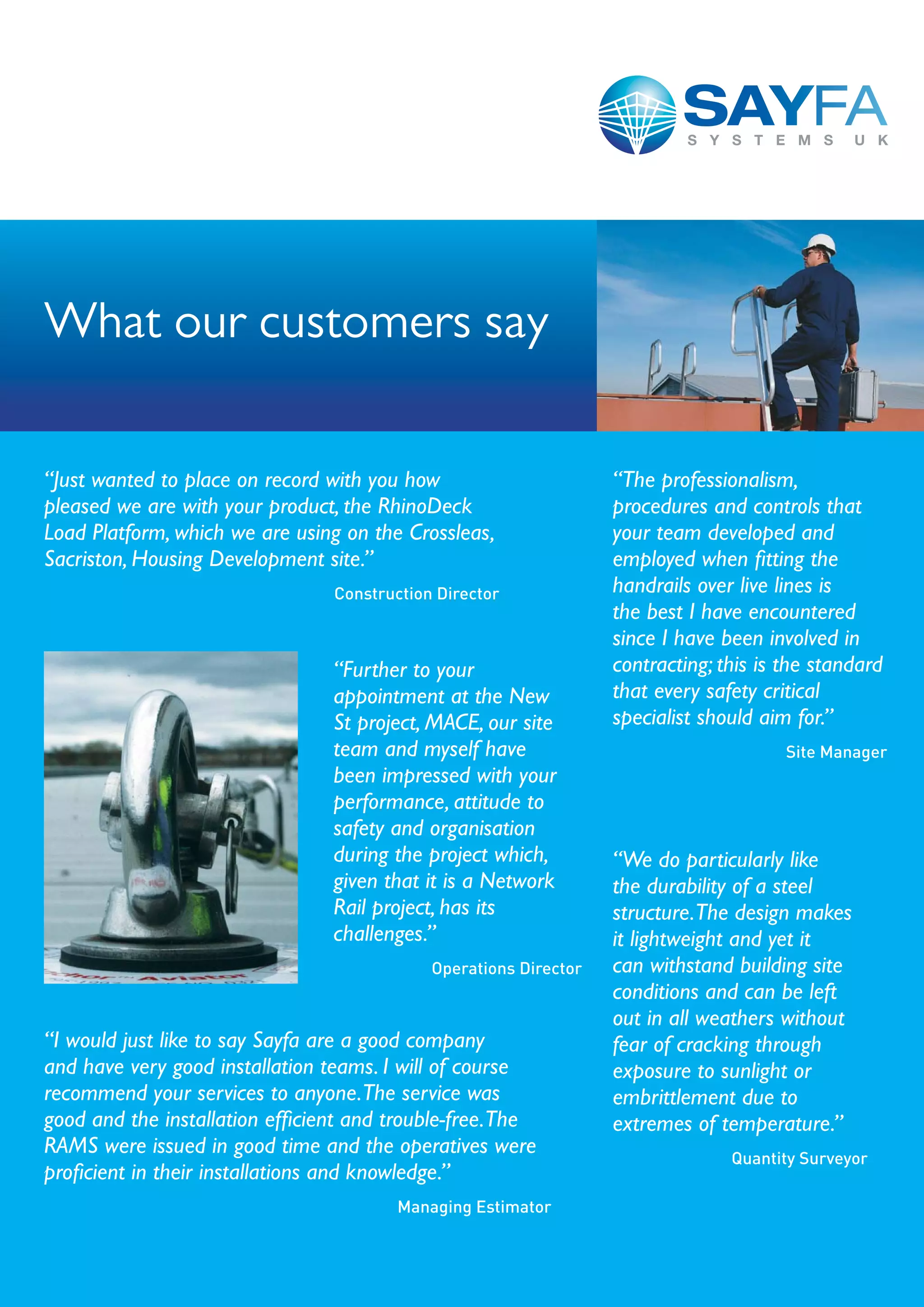 Sayfa Company Brochure | PDF