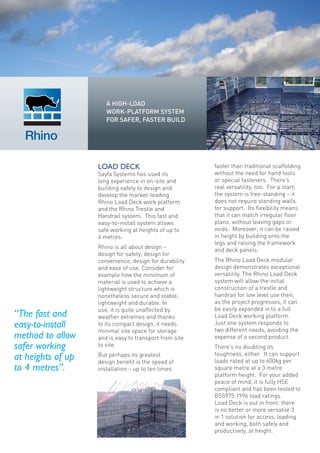 Sayfa Company Brochure | PDF