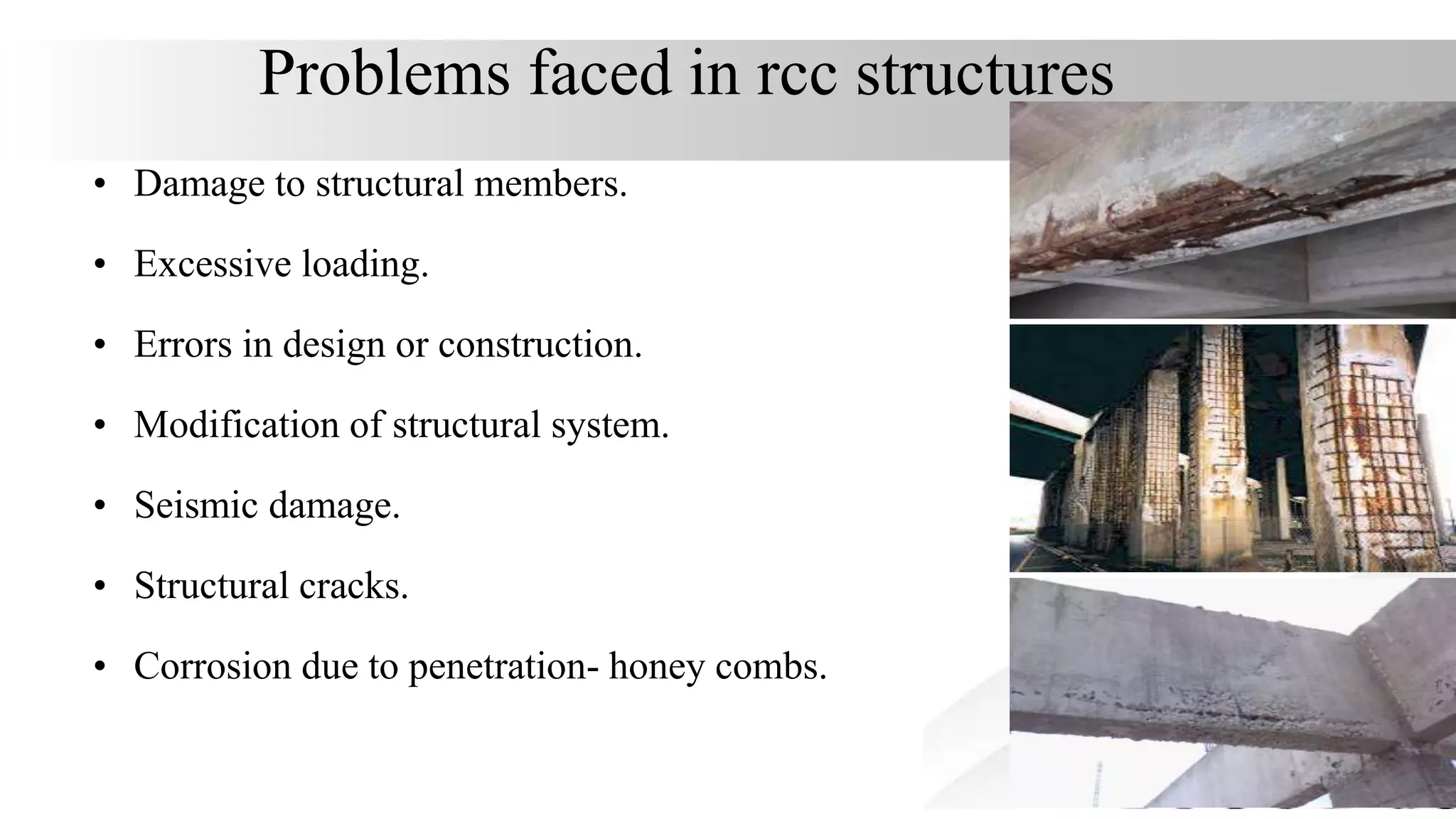 retrofitting of fire damaged rcc slabs,colums,beams | PPTX