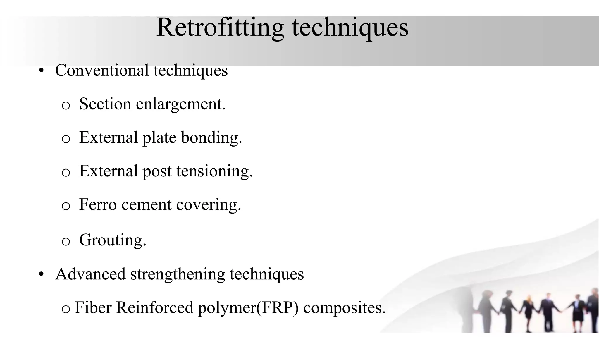 retrofitting of fire damaged rcc slabs,colums,beams | PPTX