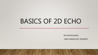 2d echo basics | PPTX