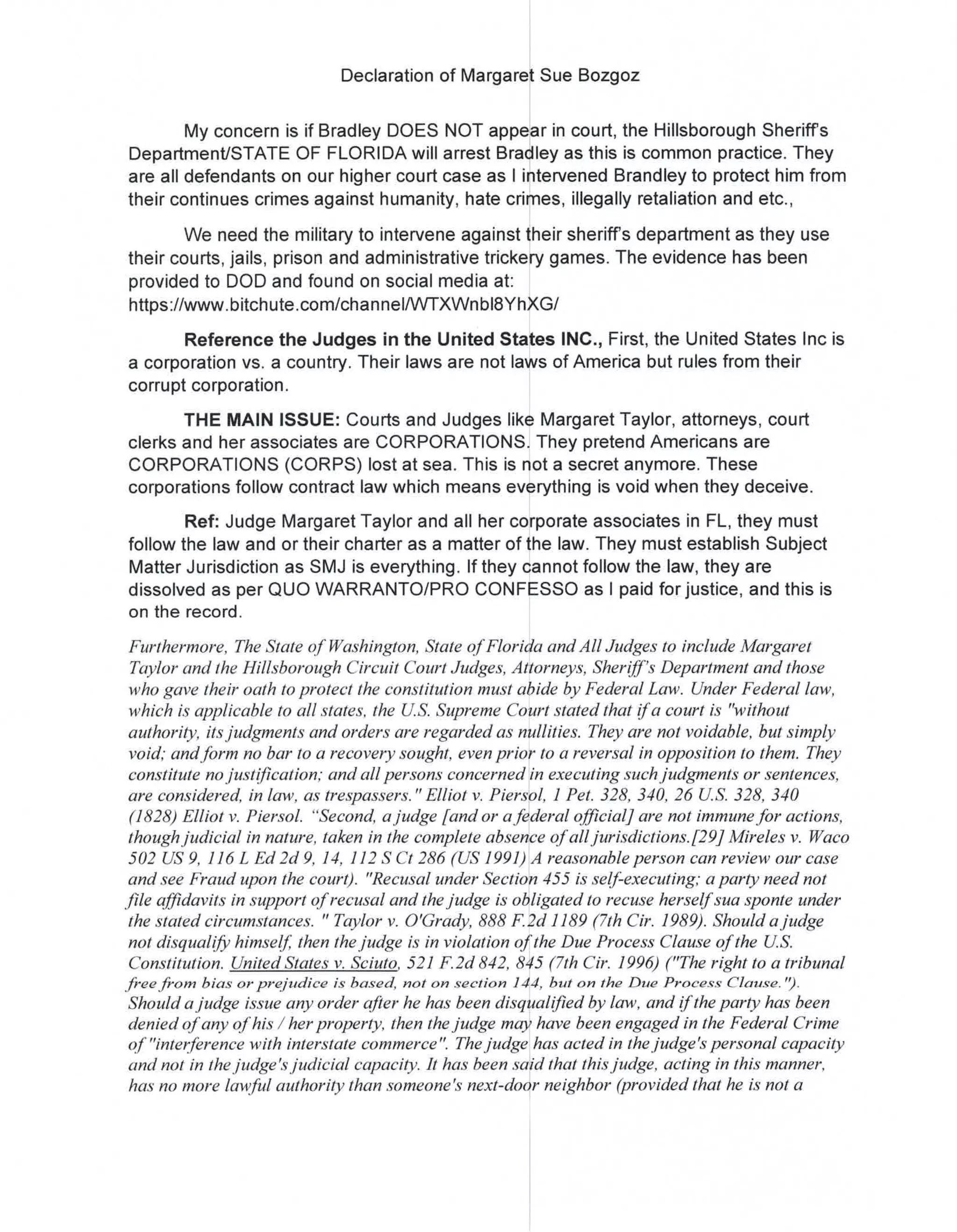 #2 Declaration of ADA Client and ADA Advocate abuse.pdf