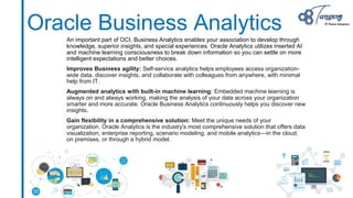 Oracle Business Analytics | PPTX