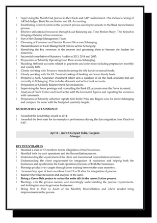 Resume Final Banking and R2R | DOC