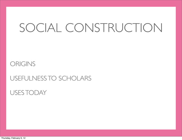 Defining Deviance Social Construction Ppt
