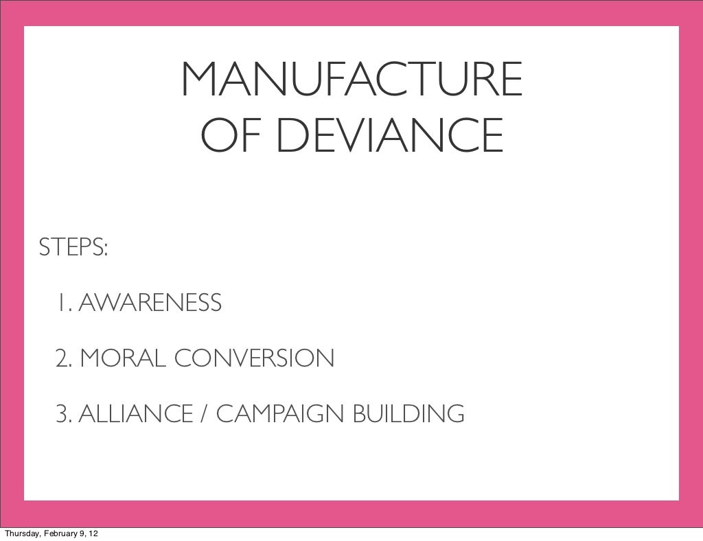 Defining Deviance: Social Construction