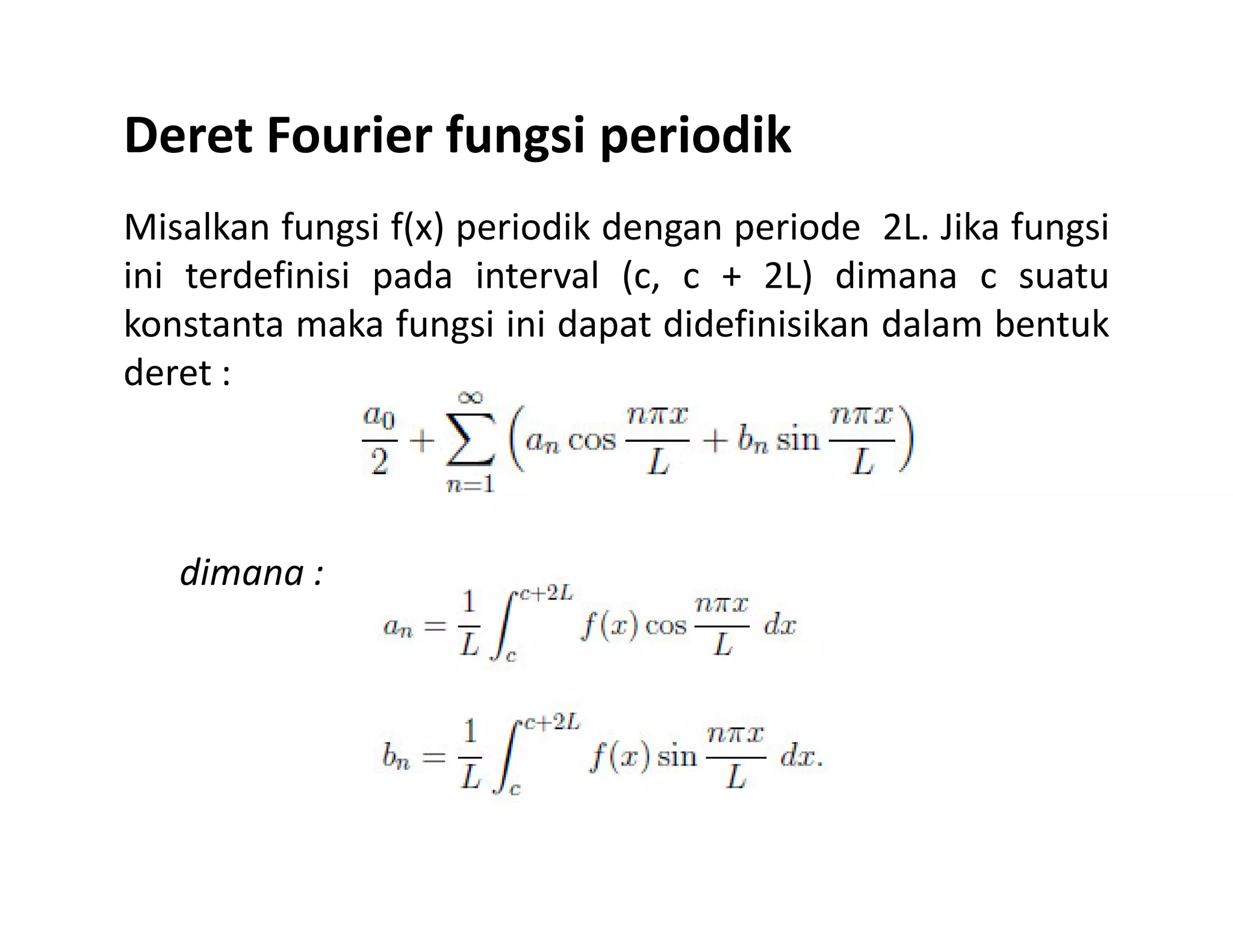 2 deret fourier | PDF