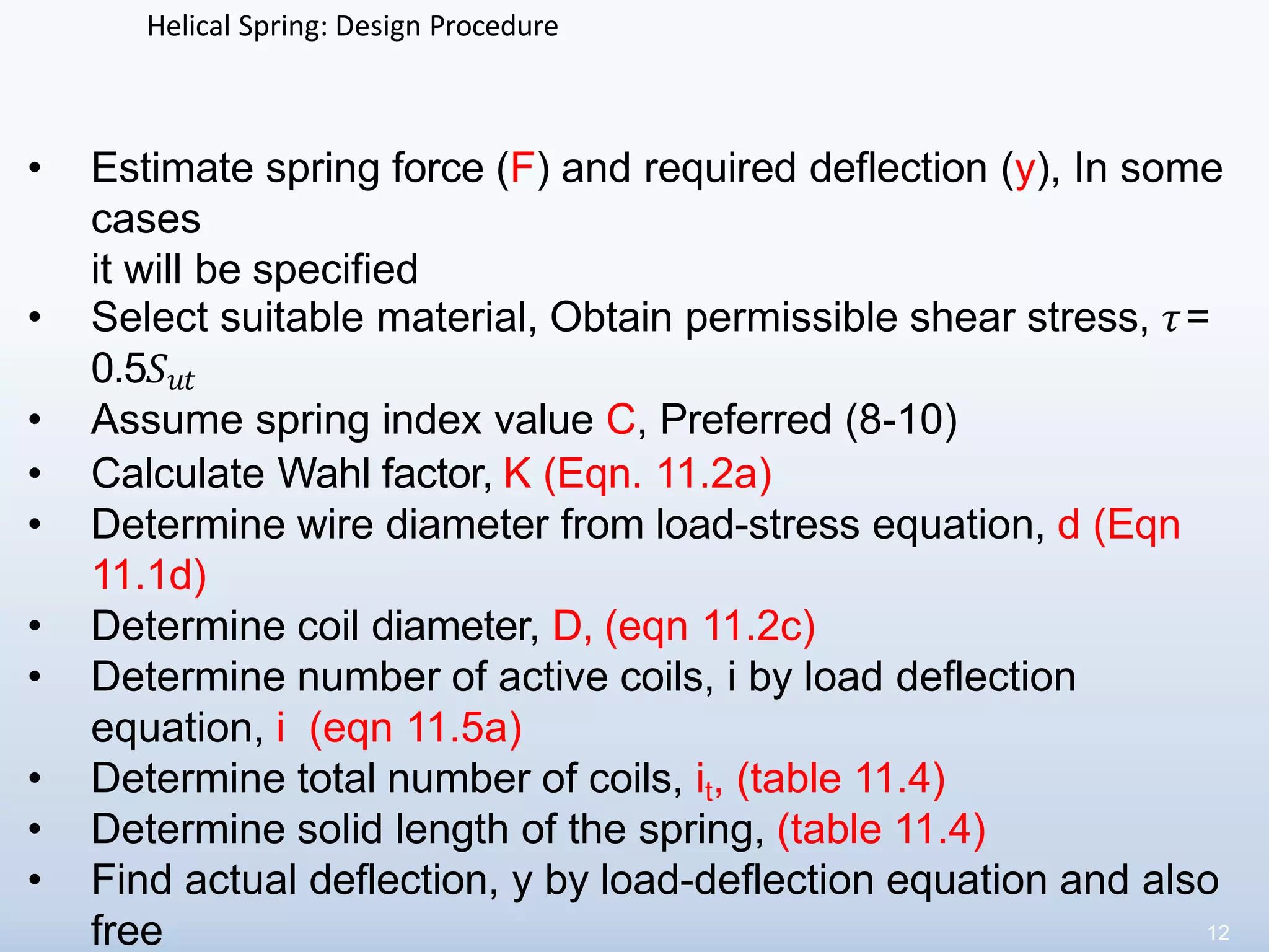 2 Design of helical springs | PPTX
