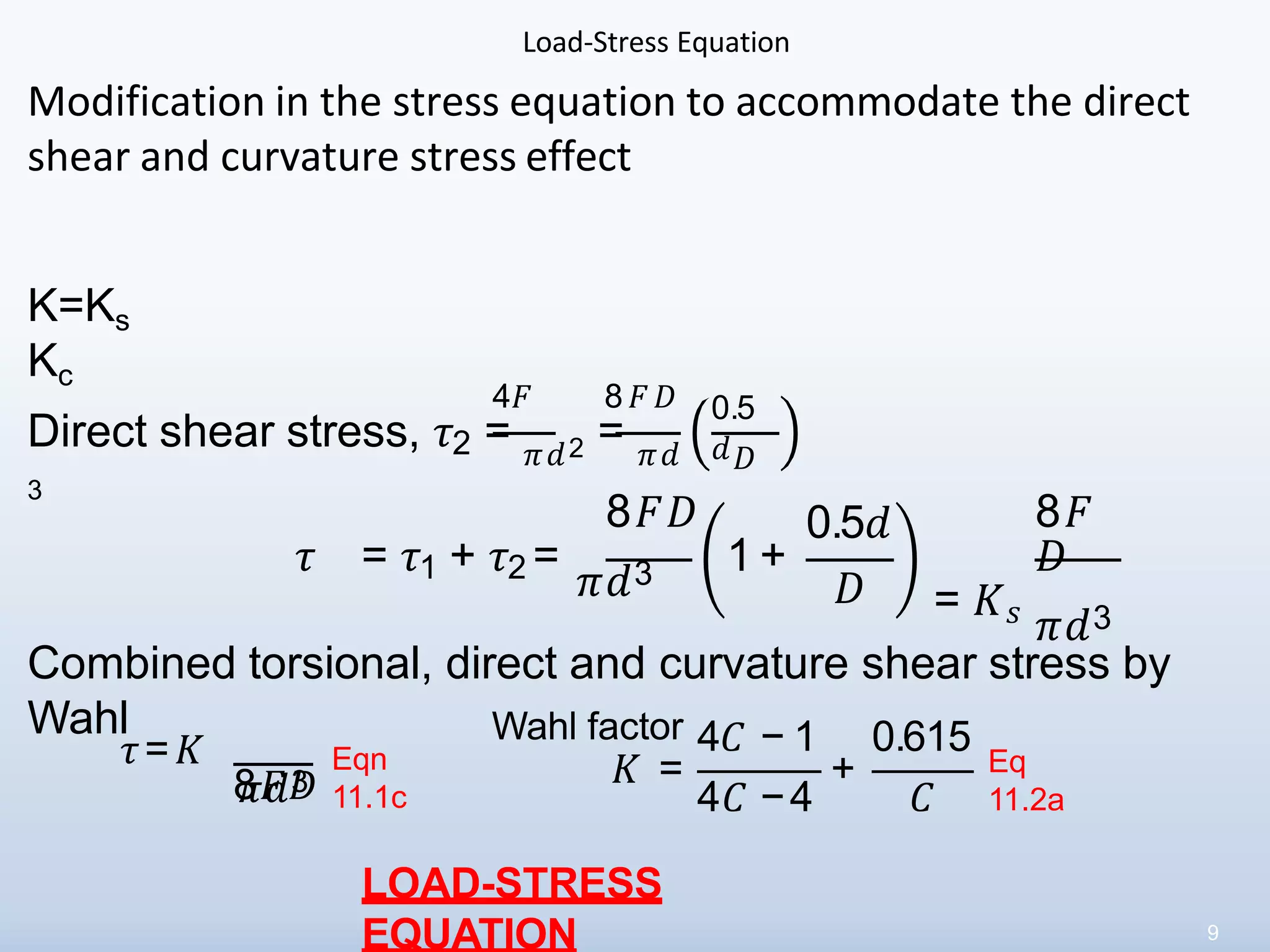 2 Design of helical springs | PPTX