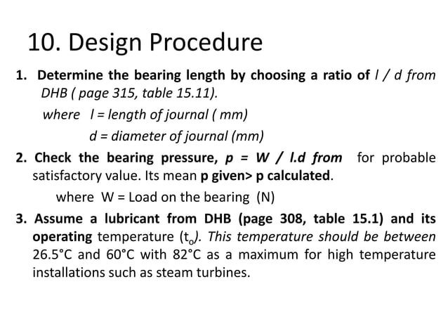 2 Design of sliding contact bearing | PPTX | Physics | Science