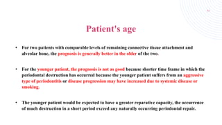 Determination of prognosis & Treatment plan | PDF