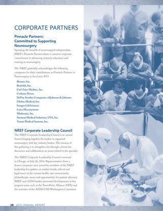 NREF Annual Report | PDF | Brain and Nervous System Disorders ...