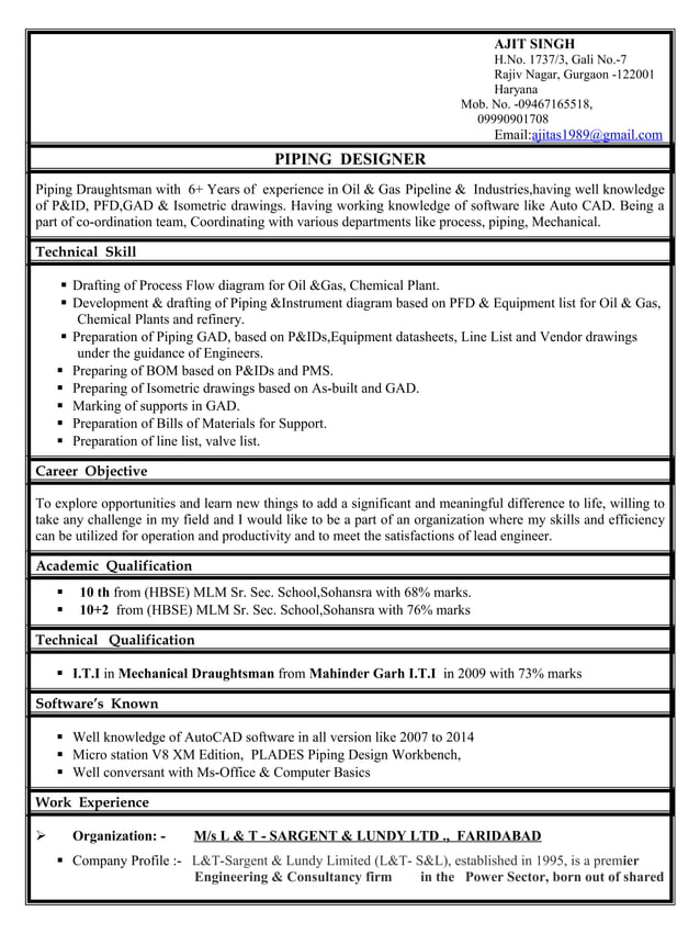 AJIT RESUME -Feb-2016 | PDF