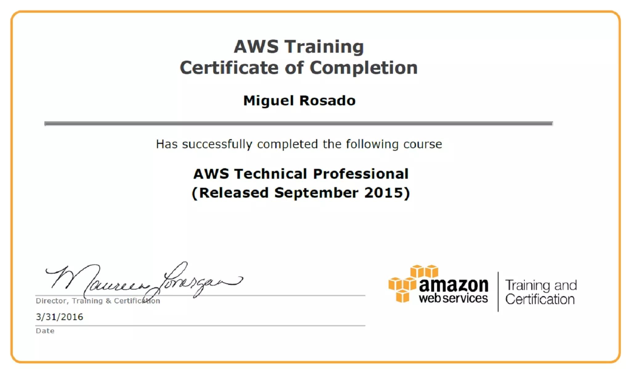 AWS_Business_Technical_Certificate | PDF