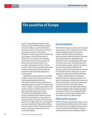 Food Security in Focus: Europe | PDF