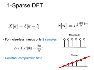 Fast Sparse 2-D DFT Computation using Sparse-Graph Alias Codes | PPT