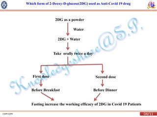 DRDO's 2-DG drug for treatment of Covid 19 patients | PDF | Infectious ...