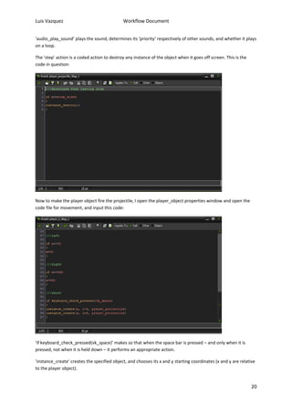 2d game engine workflow | DOCX
