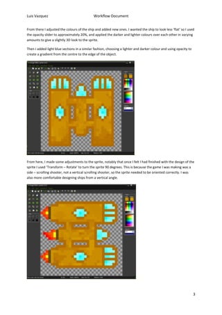 2d game engine workflow | DOCX