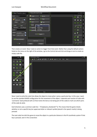 2d game engine workflow | DOCX