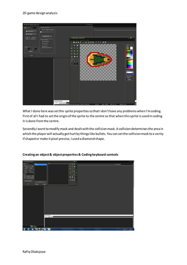 2d games design | DOCX