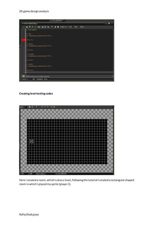 2d games design | DOCX