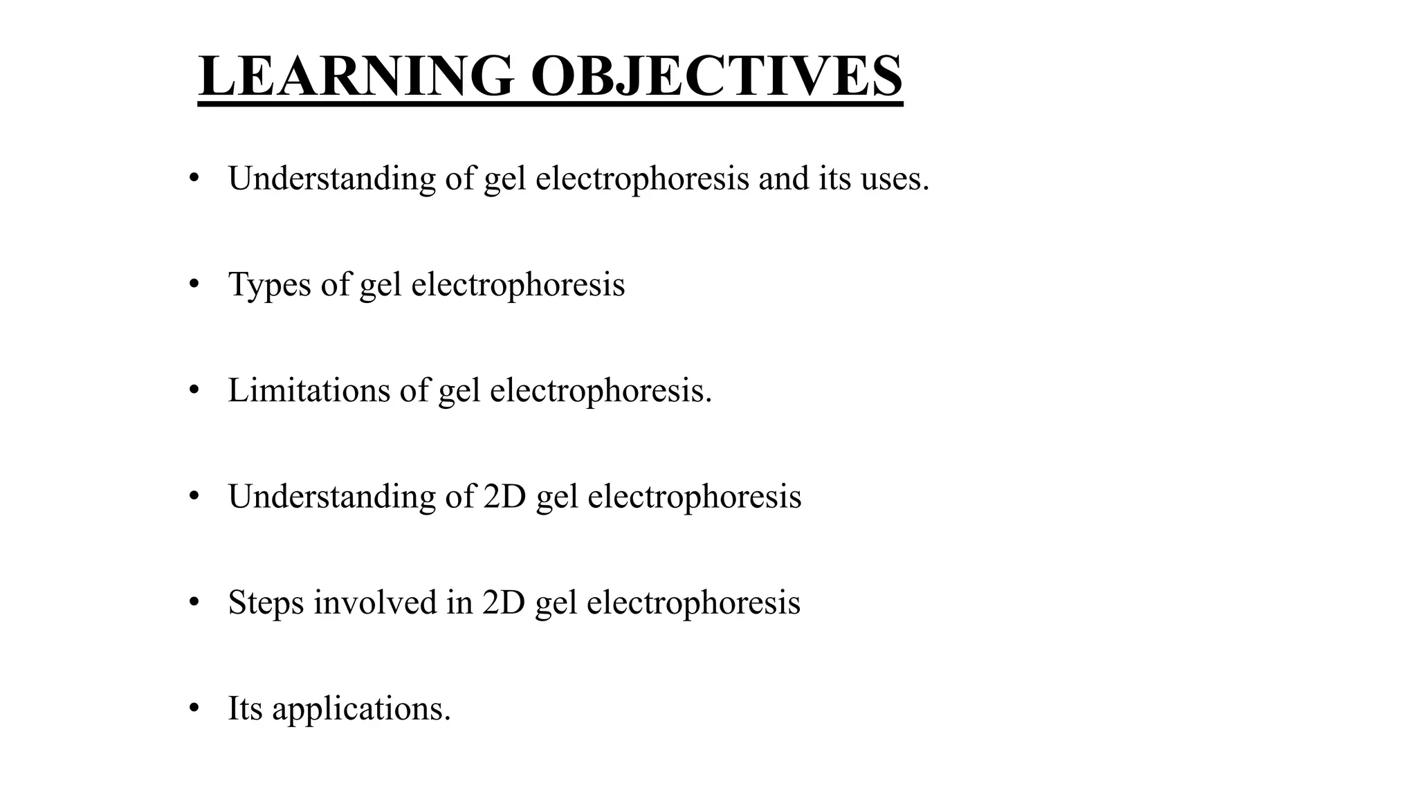 2D Gel Electrophoresis | PPTX