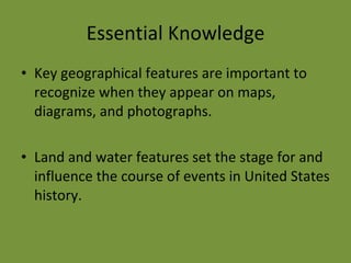 2d geographic features | PPT
