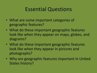 2d geographic features | PPT
