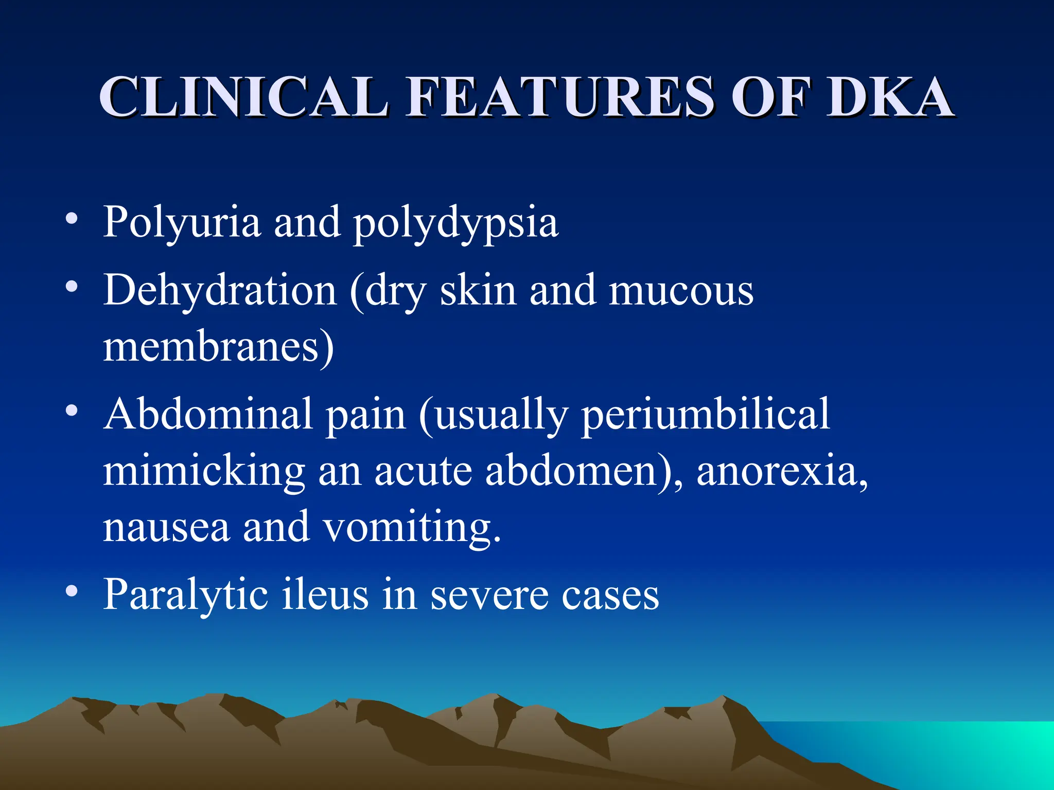 2 DIABETES KETOACIDOSIS (DKA) presentation | PPT