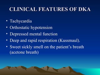 2 DIABETES KETOACIDOSIS (DKA) presentation | PPT